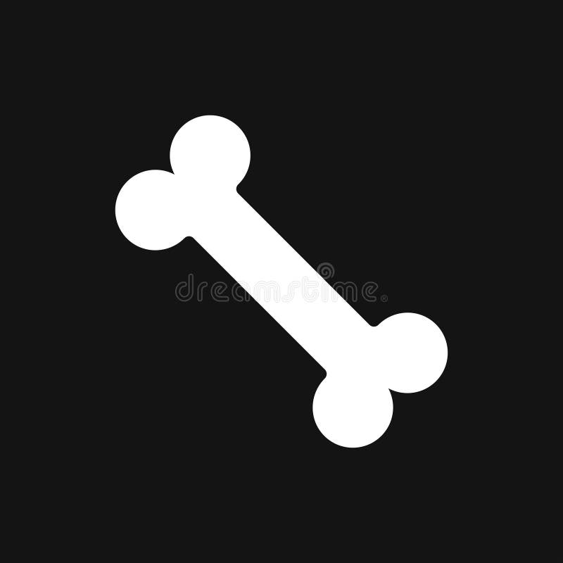 Bone Flat Icon. Single High Quality Symbol Stock Illustration ... Bone Flat Icon. Single High Quality Symbol Stock Illustration ...
