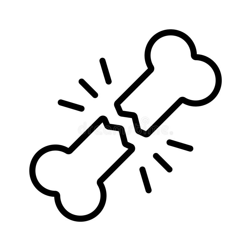 Bone Fracture stock vector. Illustration of cartilage - 332700762