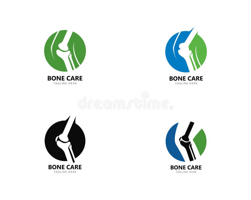 Bone Health Logo Designs Concept, Bone Treatment Vector Stock Vector ...