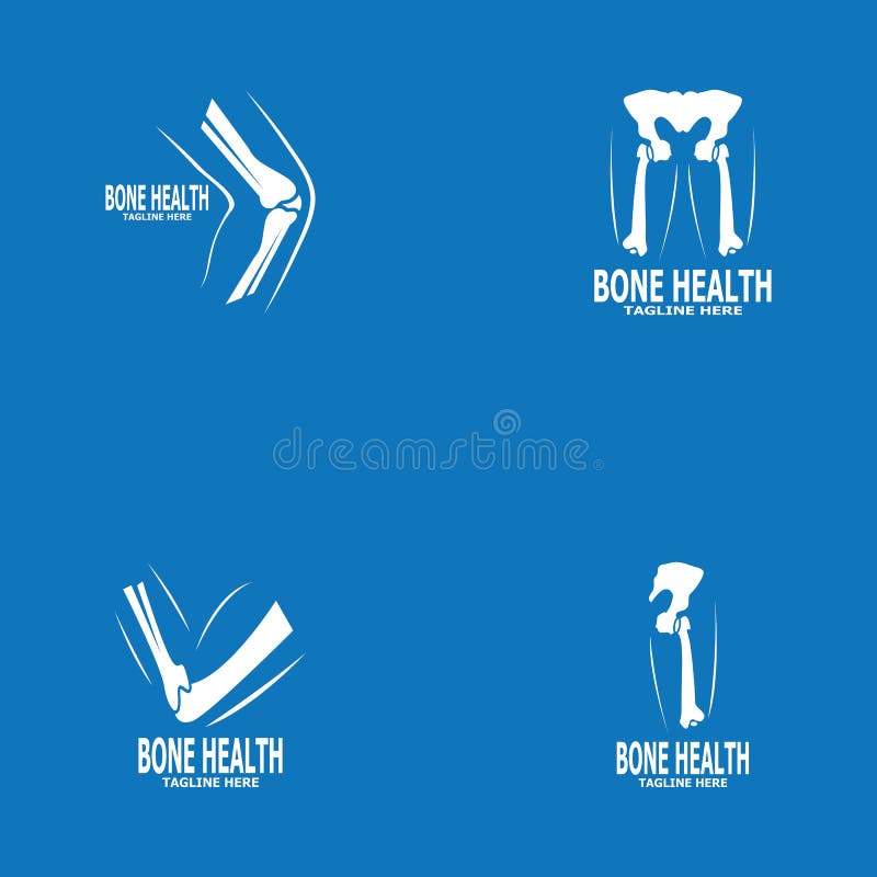 Bone Health Logo Vector Illustration Stock Vector - Illustration of ...