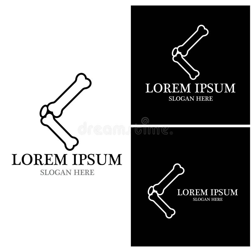 Bone Health Logo Vector Illustration Stock Illustration - Illustration ...