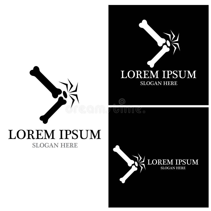 Bone Health Logo Vector Illustration Stock Illustration - Illustration ...