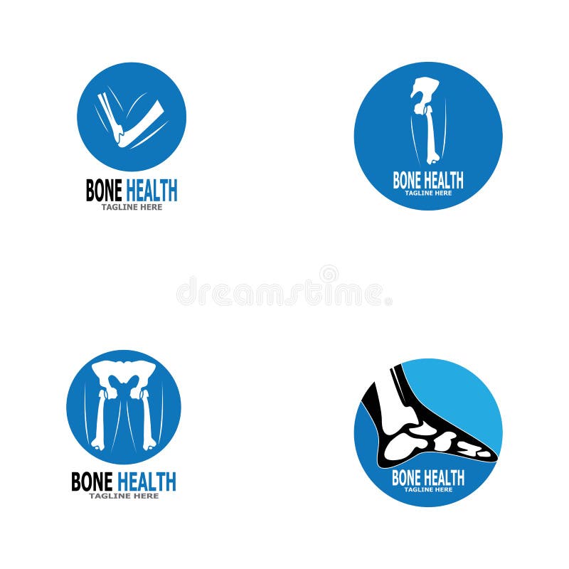 Bone Health Logo Vector Illustration Stock Illustration - Illustration ...