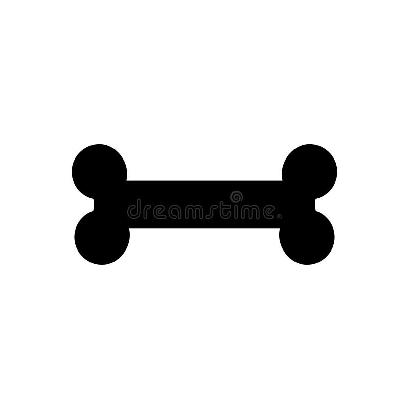 Bone Icon Flat Vector Template Design Trendy Stock Vector ...