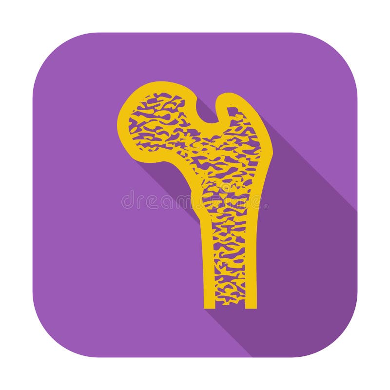 Bone icon. stock vector. Illustration of isolated, food - 93728219