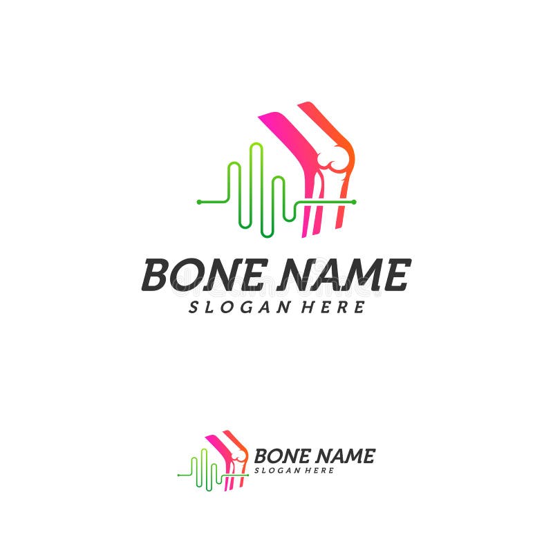 Bone Joint Pulse Logo Design Inspiration, Bone Health Logo Design ...