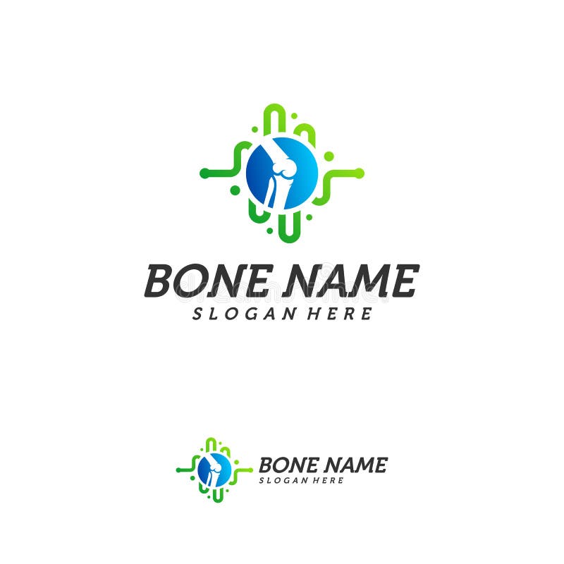 Bone Joint Pulse Logo Design Inspiration, Bone Health Logo Design ...