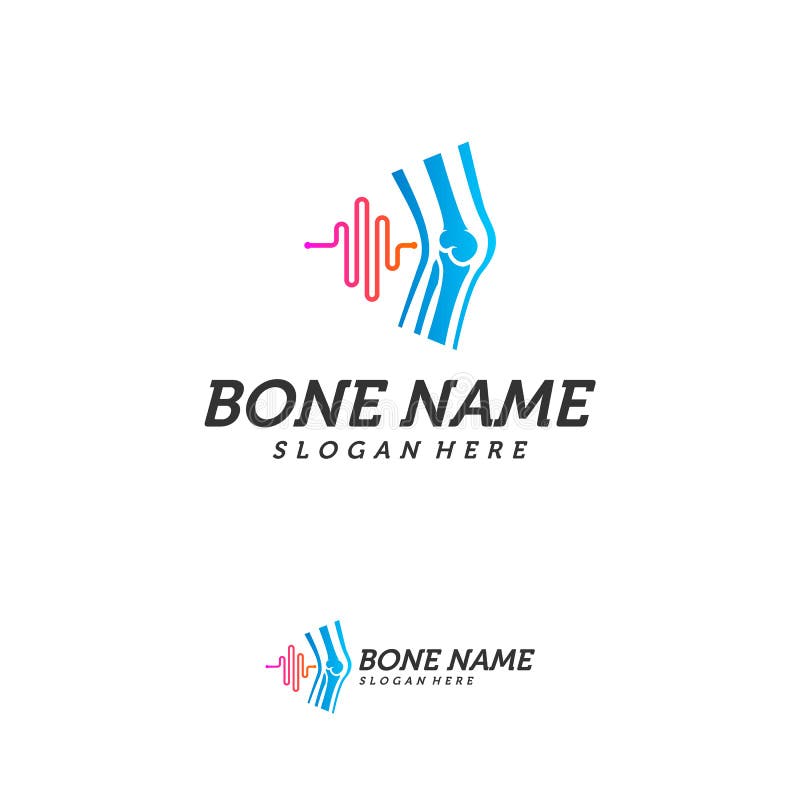 Bone Joint Pulse Logo Design Inspiration, Bone Health Logo Design ...