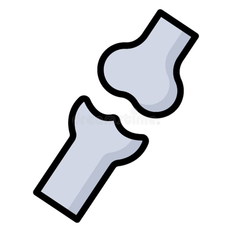 Bone Joints, Isolated Vector Icon that Can Be Easily Modified or Edit ...