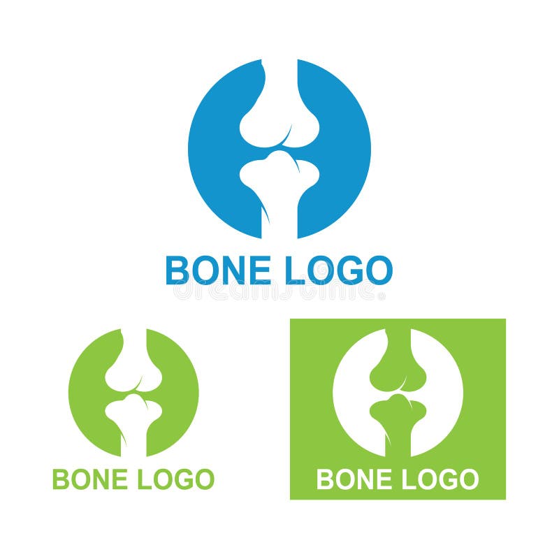 Bone Logo Icon Vector Design Template Illustration Stock Vector ...