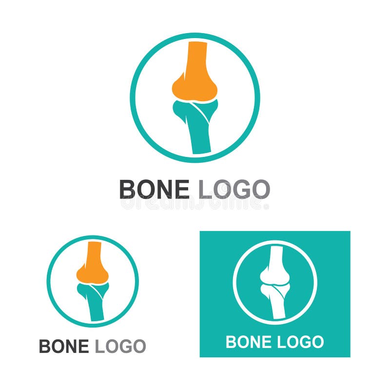 Bone Logo Icon Vector Design Template Illustration Stock Vector ...