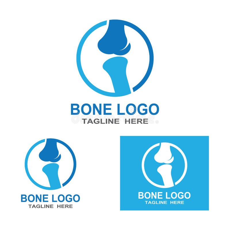 Bone Logo Icon Vector Design Template Illustration Stock Vector ...