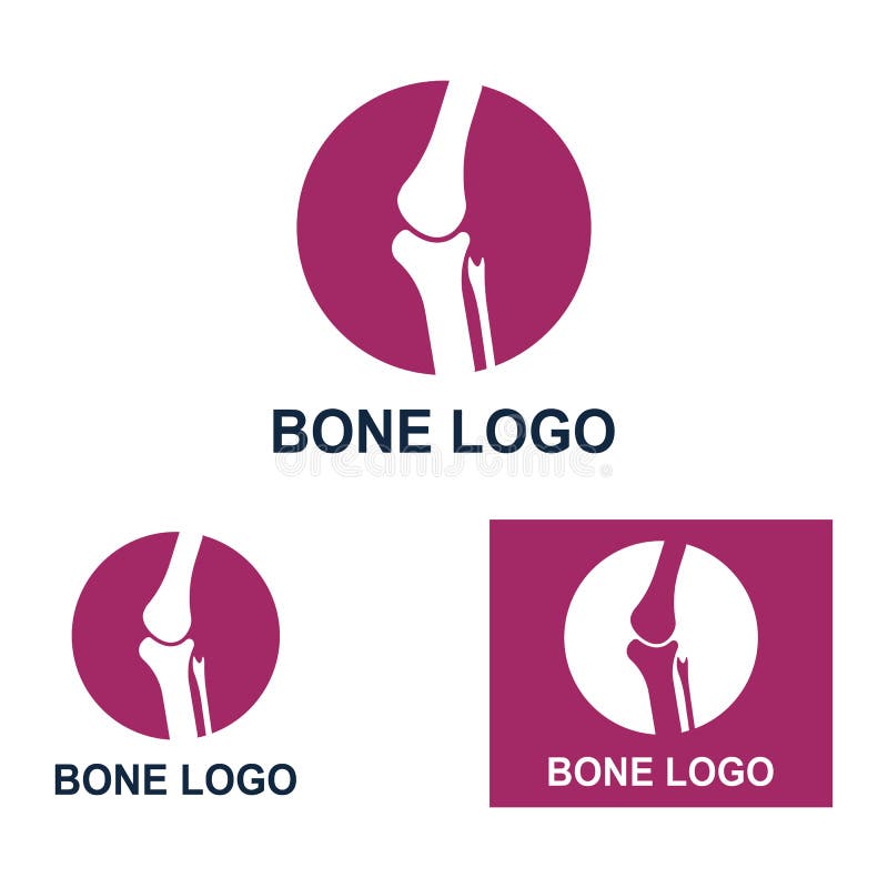 Bone Logo Icon Vector Design Template Illustration Stock Vector ...