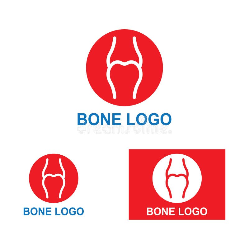 Bone Logo Icon Vector Design Template Illustration Stock Illustration ...