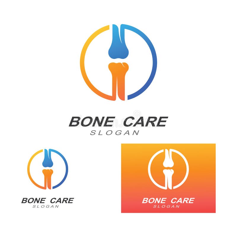 Bone Logo Icon Vector Design Template Illustration Stock Illustration ...