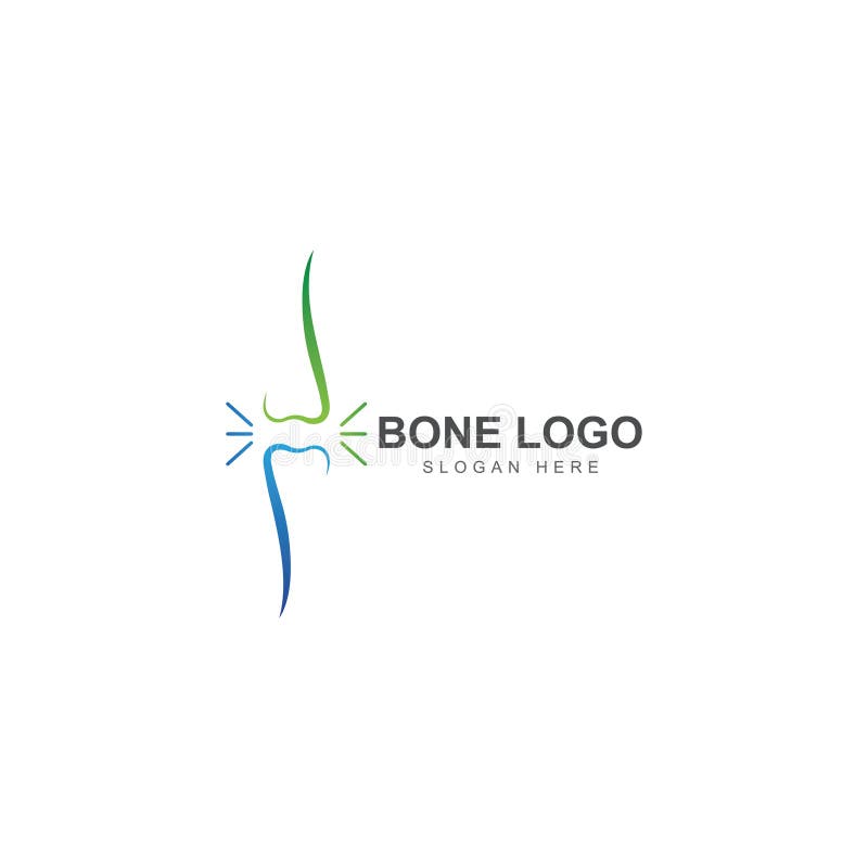 Bone Logo Icon Vector Design Illustration Stock Vector - Illustration ...