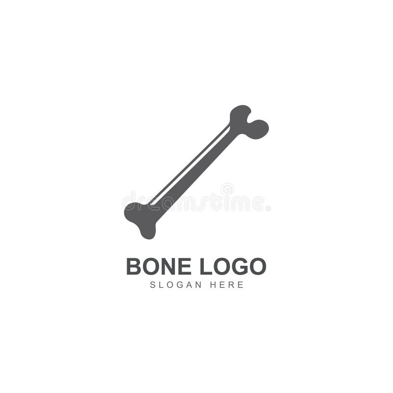 Bone Logo Icon Vector Design Illustration Stock Vector - Illustration ...