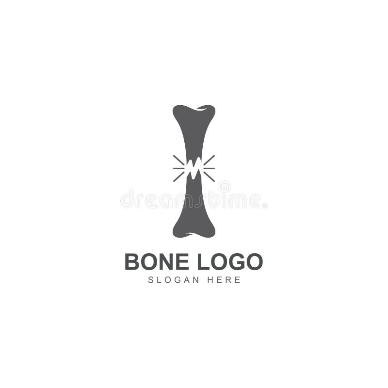 Bone Logo Icon Vector Design Illustration Stock Vector - Illustration ...