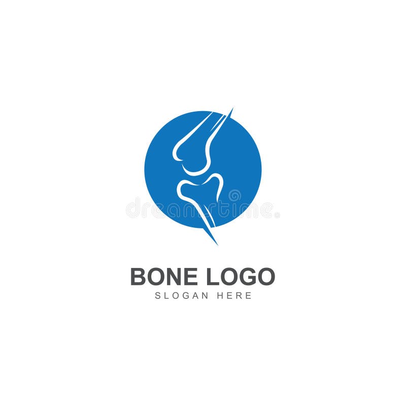 Bone Logo Icon Vector Design Illustration Stock Vector - Illustration ...