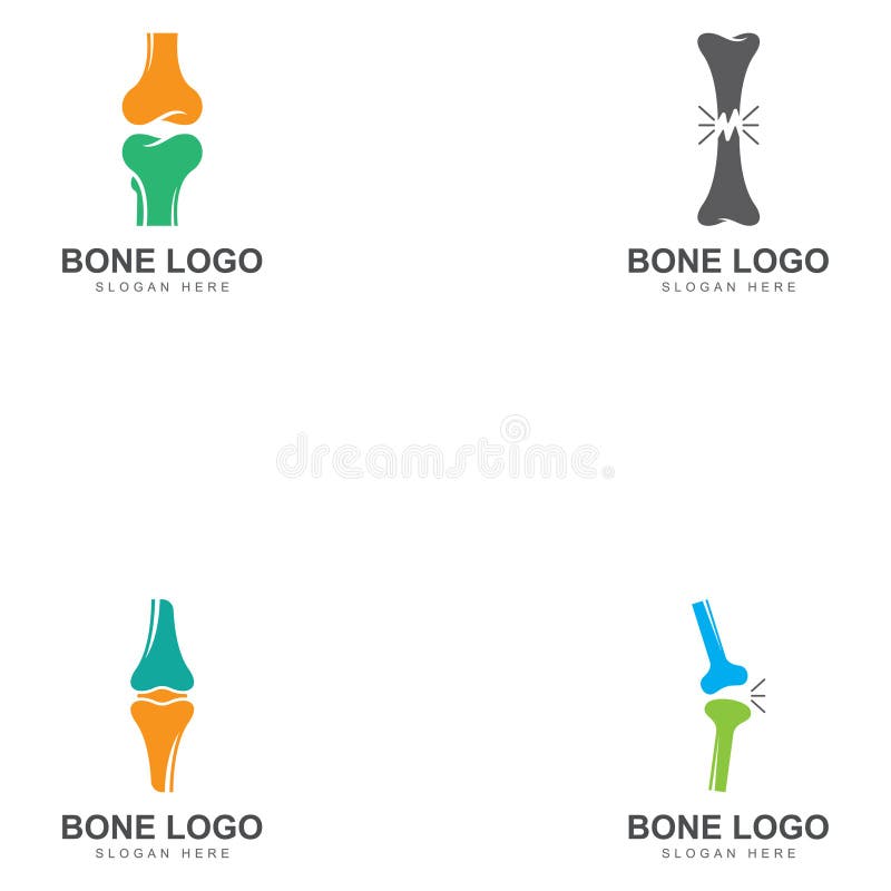 Bone Logo Icon Vector Design Illustration Stock Vector - Illustration ...