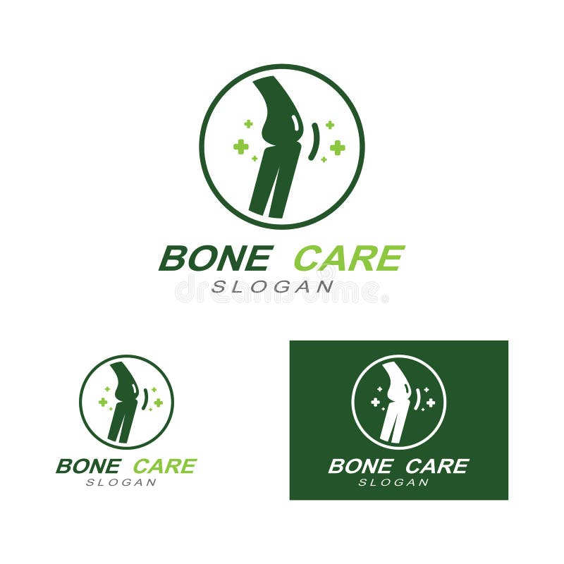 Bone Logo Icon Vector Design Template Illustration Stock Illustration ...