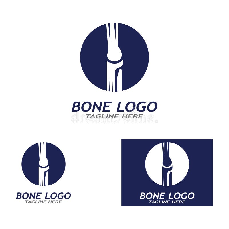 Bone Logo Icon Vector Design Template Illustration Stock Illustration ...