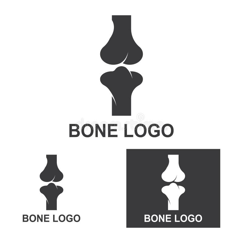 Bone Logo Icon Vector Design Template Illustration Stock Vector ...