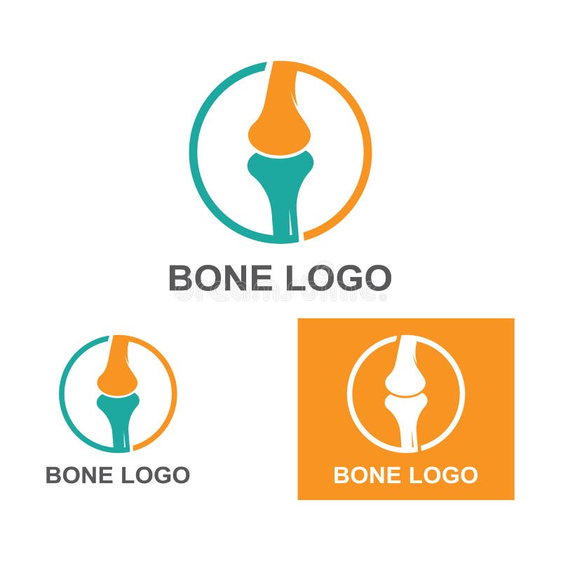 Bone Logo Icon Vector Design Template Illustration Stock Vector ...