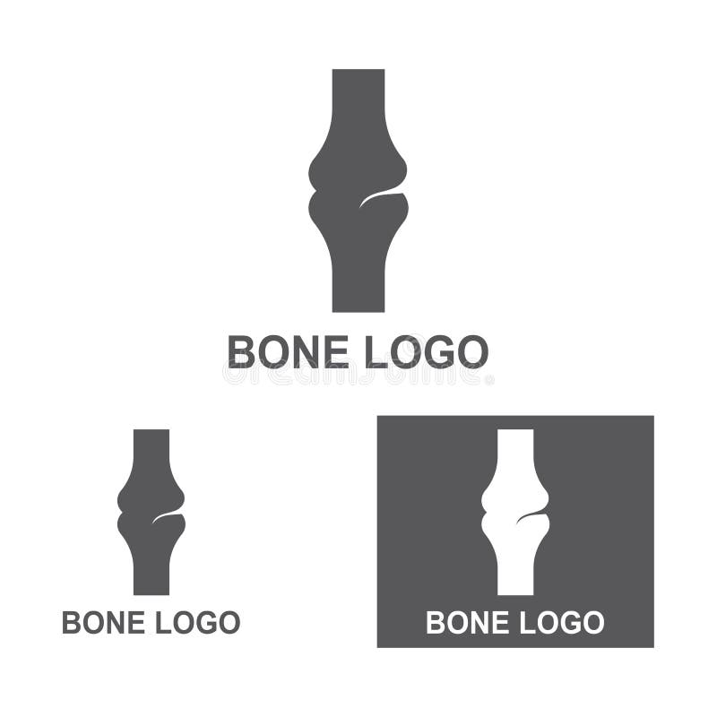 Bone Logo Icon Vector Design Template Illustration Stock Vector ...