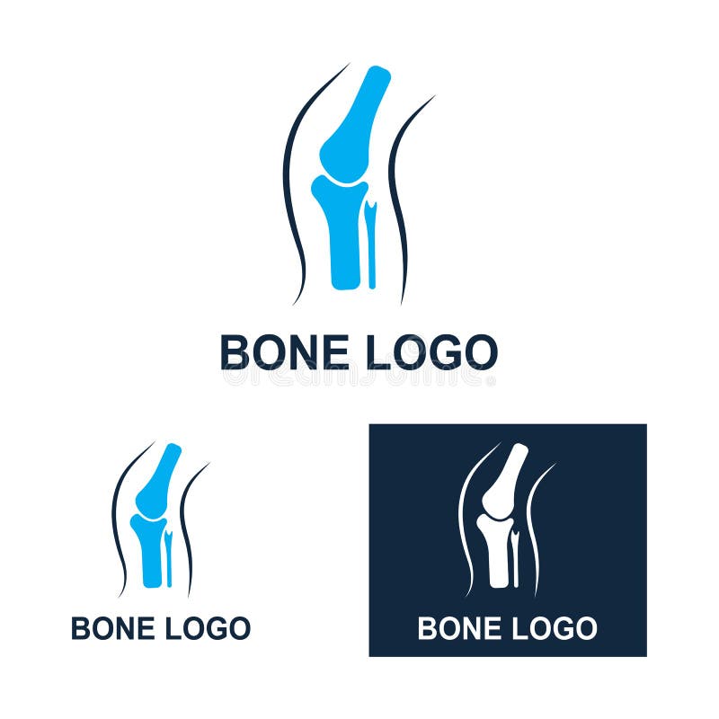 Bone Logo Icon Vector Design Template Illustration Stock Vector ...