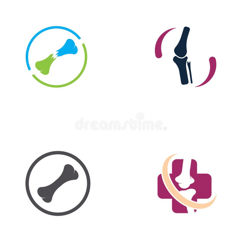 Bone Logo Icon Vector Design Template Illustration Stock Vector ...