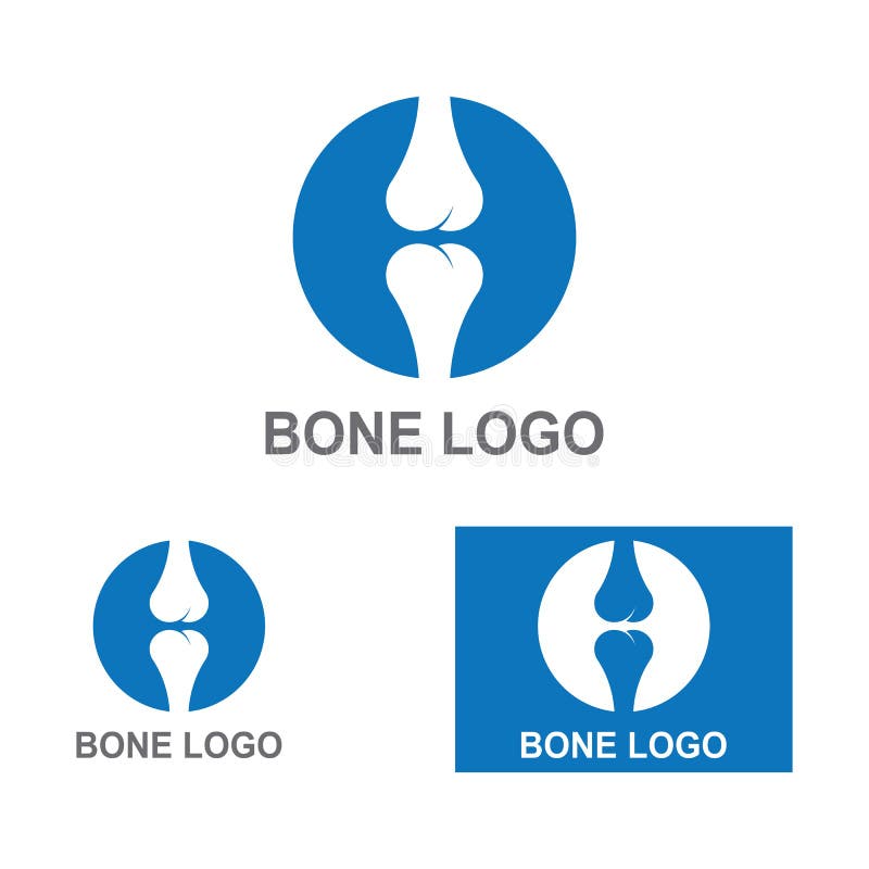 Bone Logo Icon Vector Design Template Illustration Stock Illustration ...