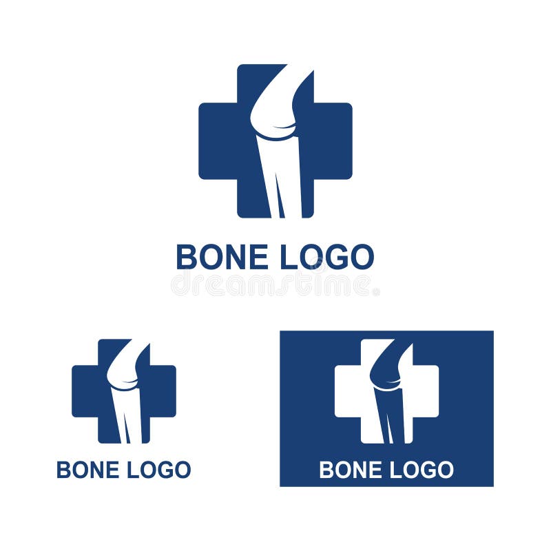 Bone Logo Icon Vector Design Template Illustration Stock Illustration ...
