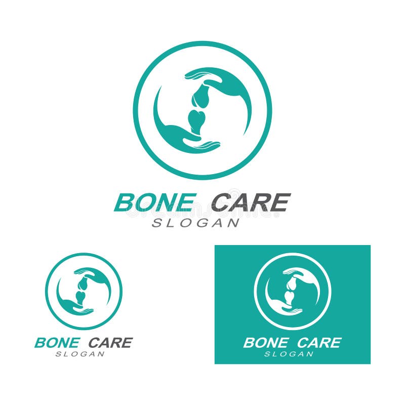 Bone Logo Icon Vector Design Template Illustration Stock Vector ...