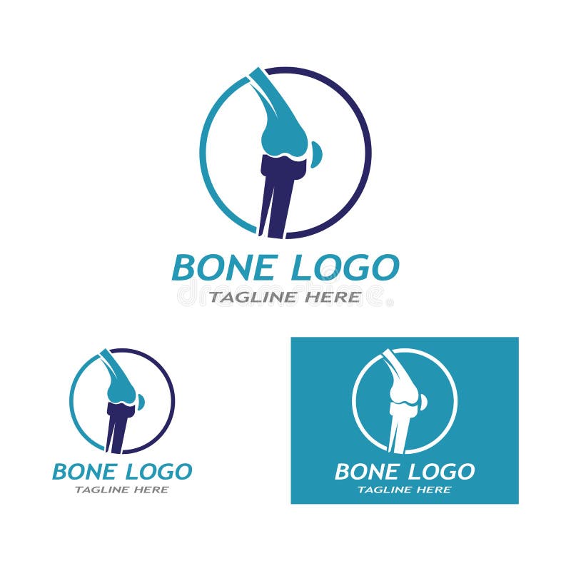 Bone Logo Icon Vector Design Template Illustration Stock Illustration ...