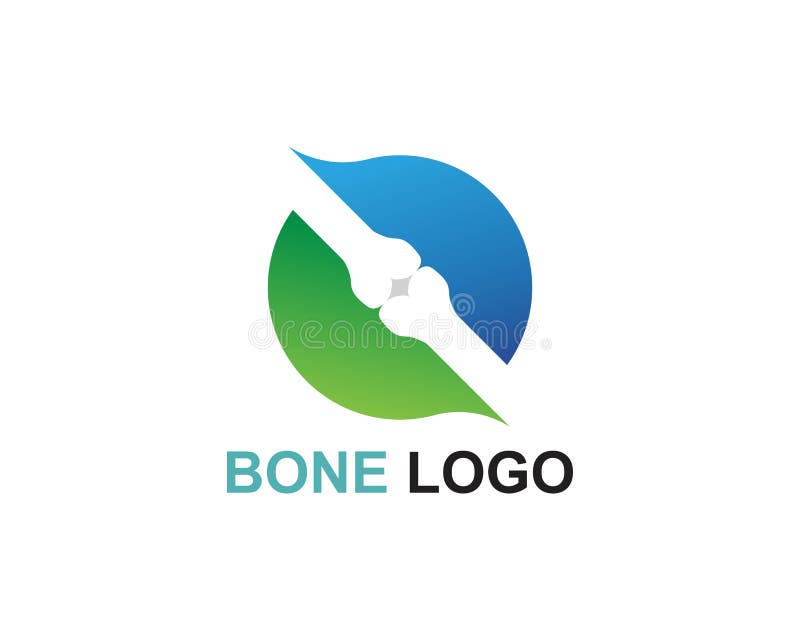 Bone Logo Vector Template Vector Stock Vector - Illustration of logo ...