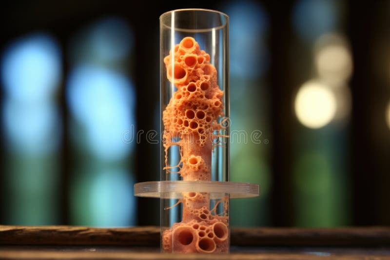 Bone Marrow Sample in a Test Tube Stock Illustration - Illustration of ...