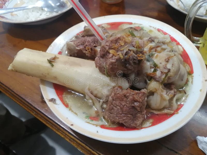 Bone marrow soup stock photo. Image of vegetable, cuisine - 269471006