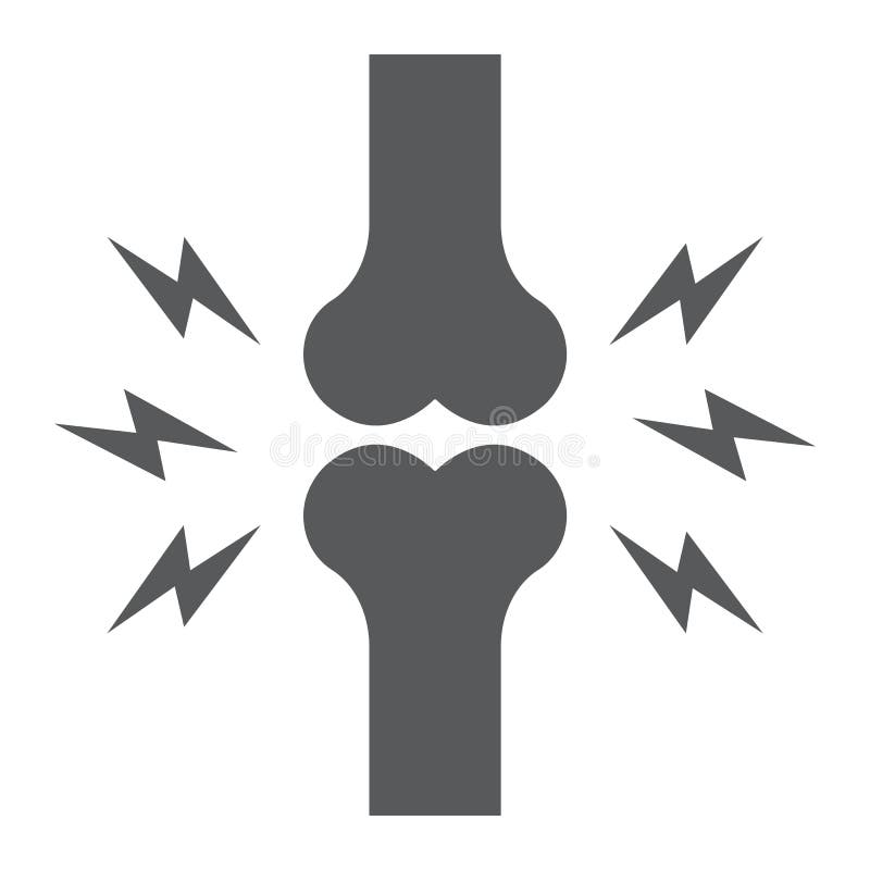Bone Pain Icon and Joints. Two Bone Together Symbol. Vector Clipart and ...
