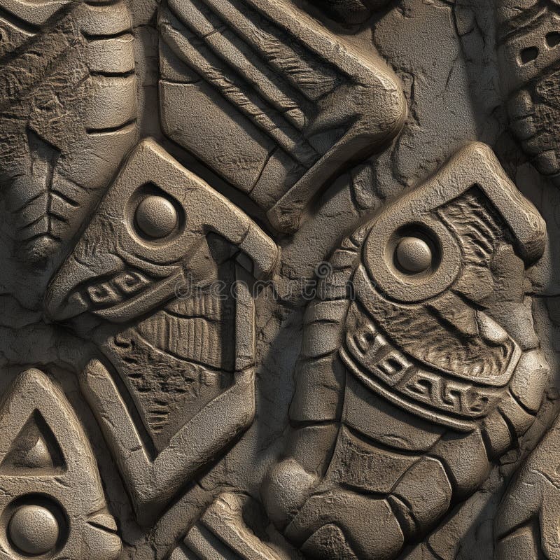 Bone-plated Exoskeletal Armor Pattern with Tribal Engravings and Matte ...