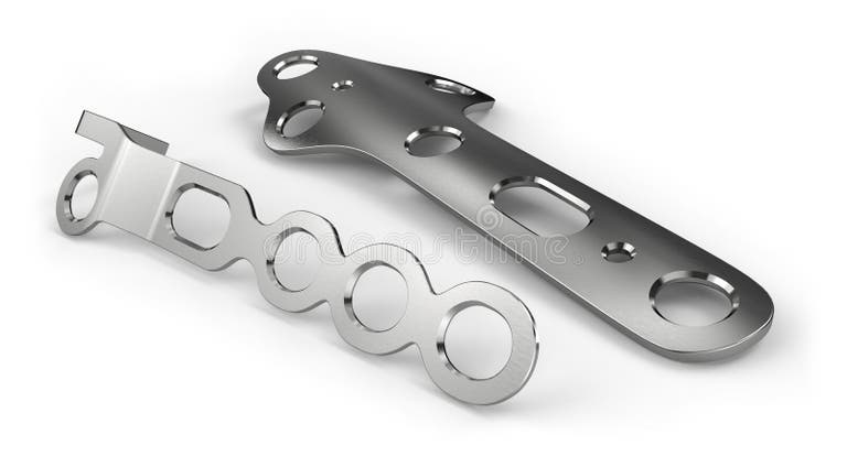 Bone plates stock illustration. Illustration of fixation - 49723215