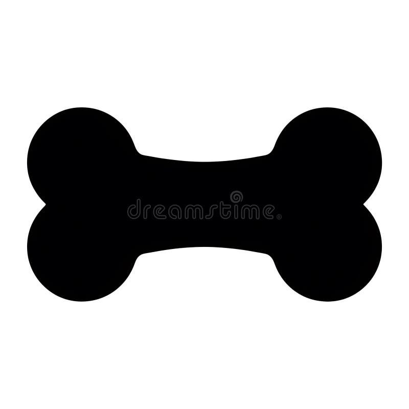 Bone-shaped Silhouette, Often Associated with Pets or Used As Design ...