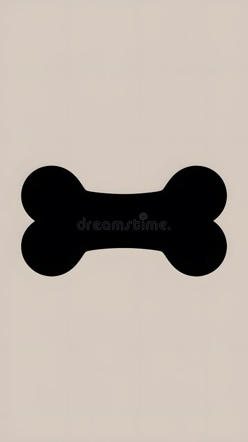 Bone-shaped Silhouette, Often Associated with Pets or Used As Design ...