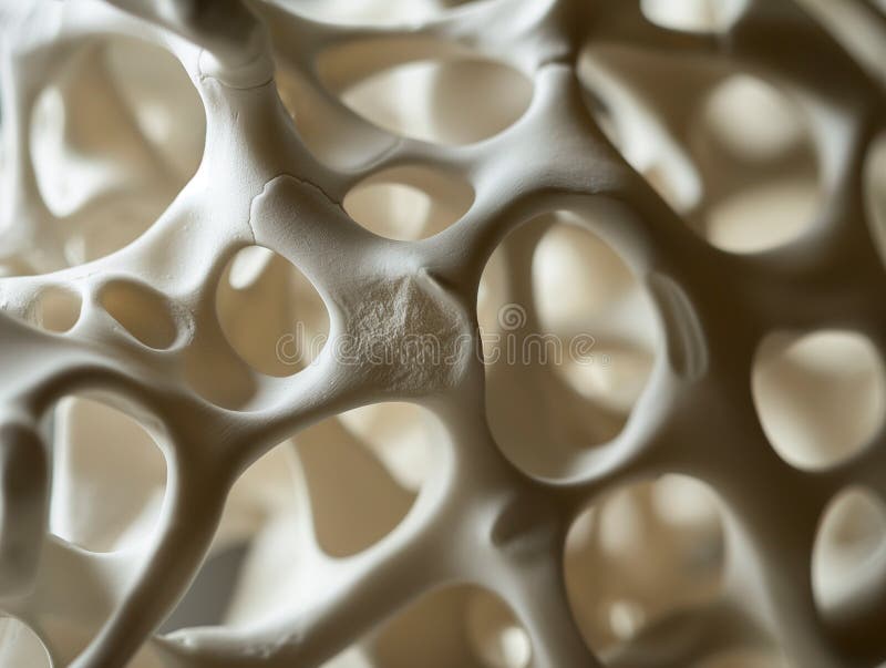 Bone Spongy Structure Close-up, Healthy Texture of Bone Stock Photo ...