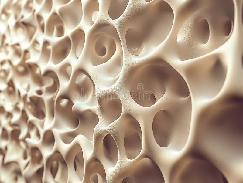 Bone Spongy Structure Close-up, Healthy Texture of Bone Stock Photo ...