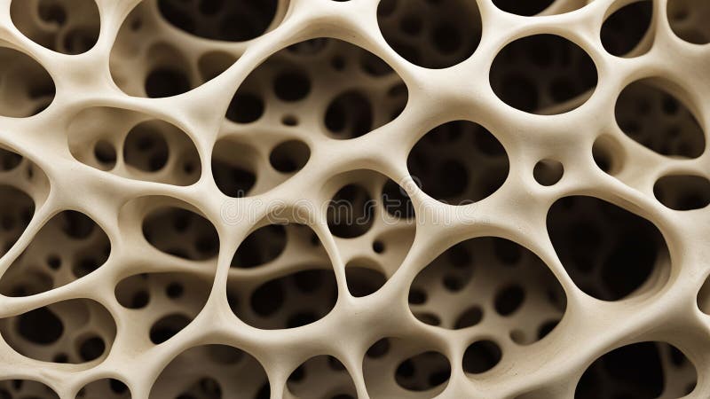 Bone Structure Macro Close-up Texture, Pore Abstract Background ...