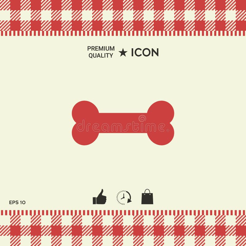 Bone symbol icon stock vector. Illustration of joint - 106425231