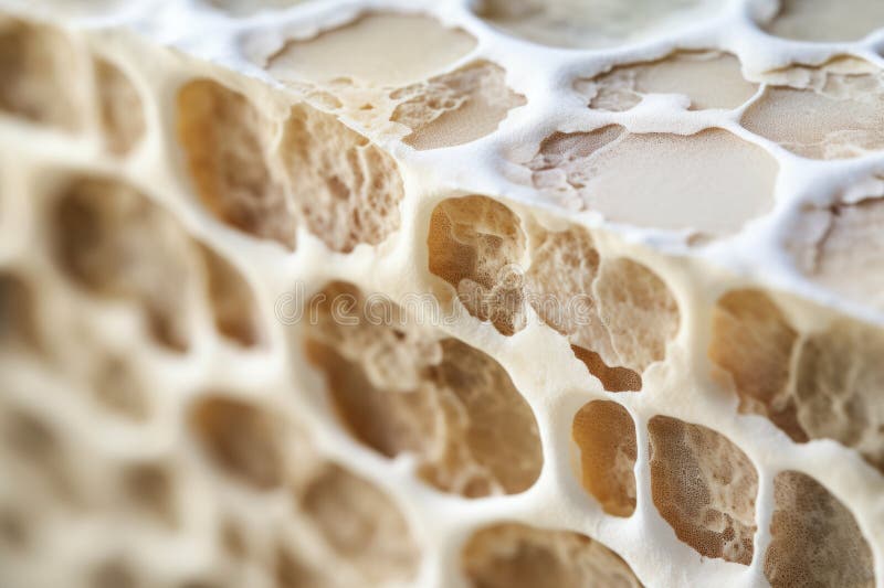 Bone Tissue Human Skeleton Under Microscope Cells Structure Medical ...