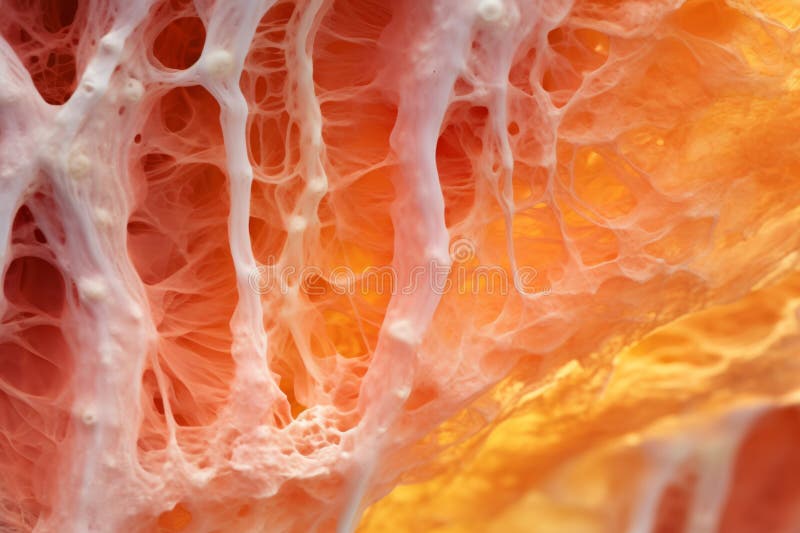 Bone Tissue Human Skeleton Under Microscope Cells Structure Medical ...