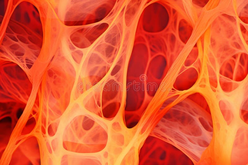 Bone Tissue Human Skeleton Under Microscope Cells Structure Medical ...